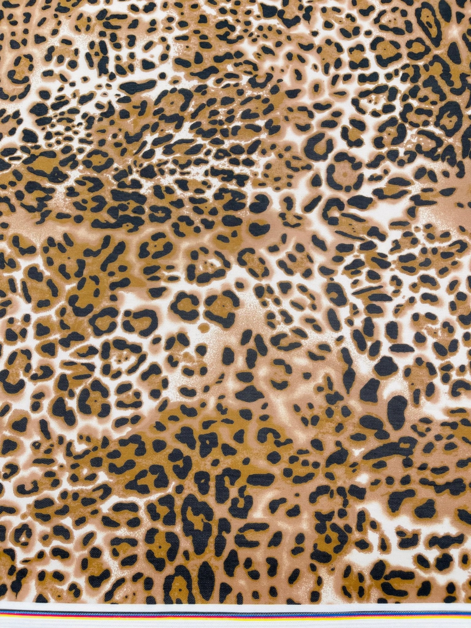 Leopard Print Power Mesh 58" Wide| New Creations Fabric & Foam Inc.